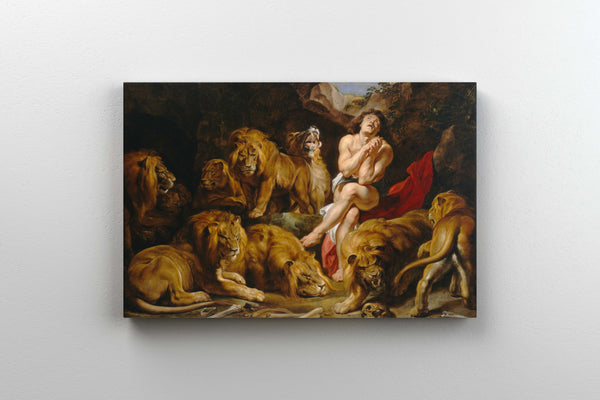 Tablou Canvas - Rubens - Daniel in the Lions Den – EFECT-CANVAS.RO